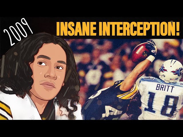 Troy Polamalu One Handed Interception