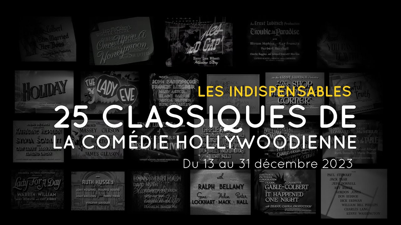 La comédie hollywoodienne classique en 25 films indispensables - Bande ...