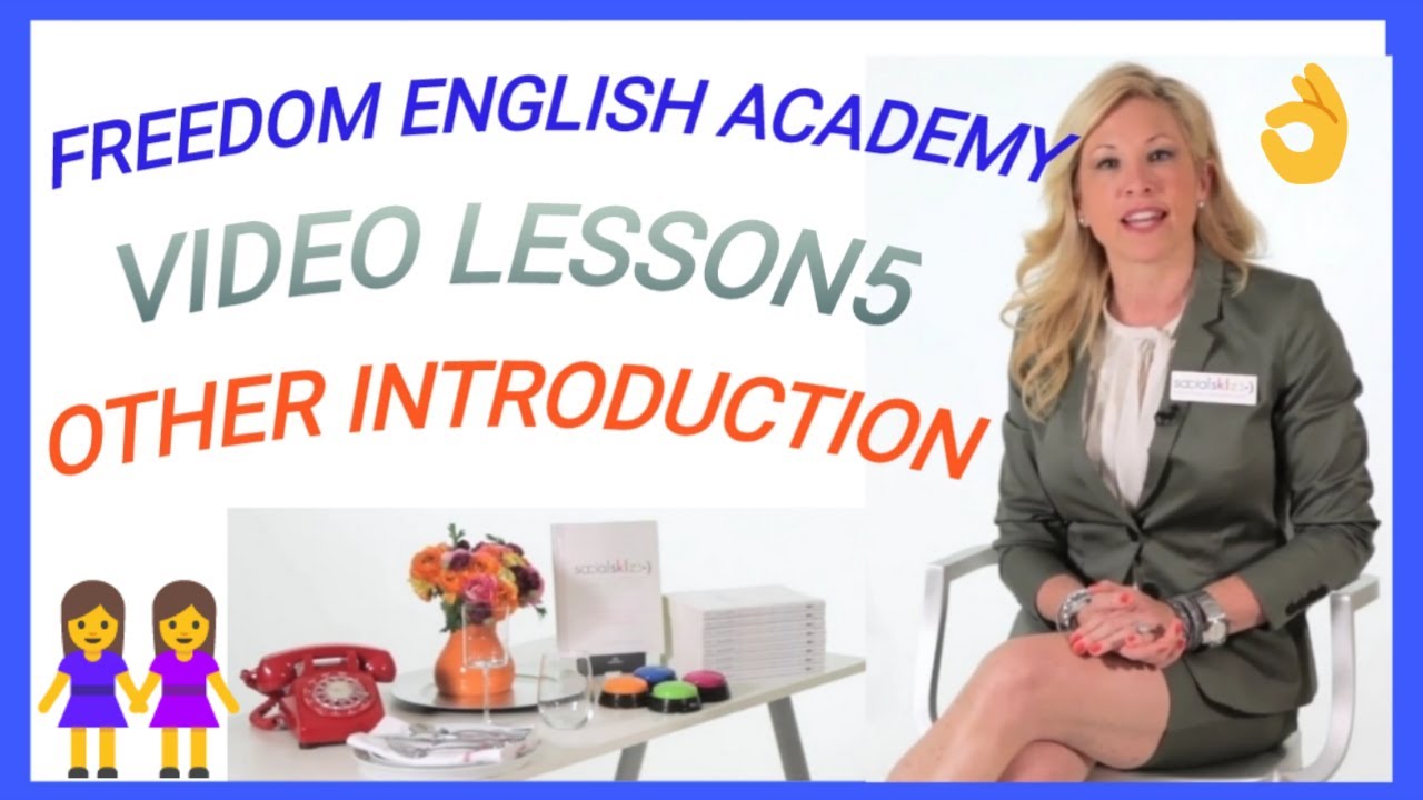 FEA VIDEO LESSON5 OTHER INTRODUCTION.#feabook1 #freedomenglishacademy # ...