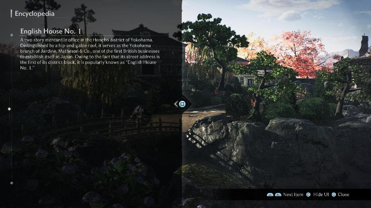 Rise of the Ronin English house number 1 encyclopedia location - YouTube