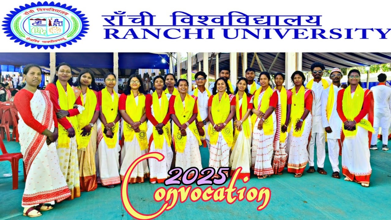 38th Convocation 🎓 🥳 (38वां दीक्षांत समारोह) RANCHI UNIVERSITY # ...