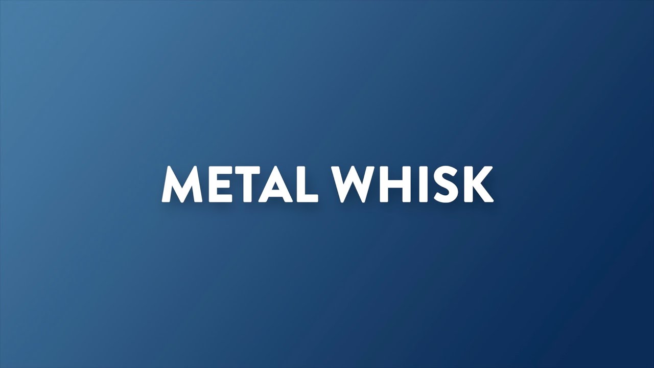 Metal Whisk | Sound Effect - YouTube