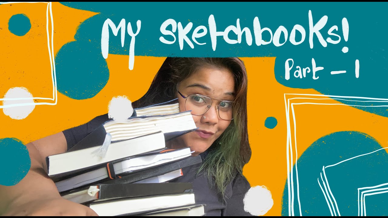 STUDIO JOYEETA | My Sketchbooks | Part 1 | joyeetajoyart - YouTube