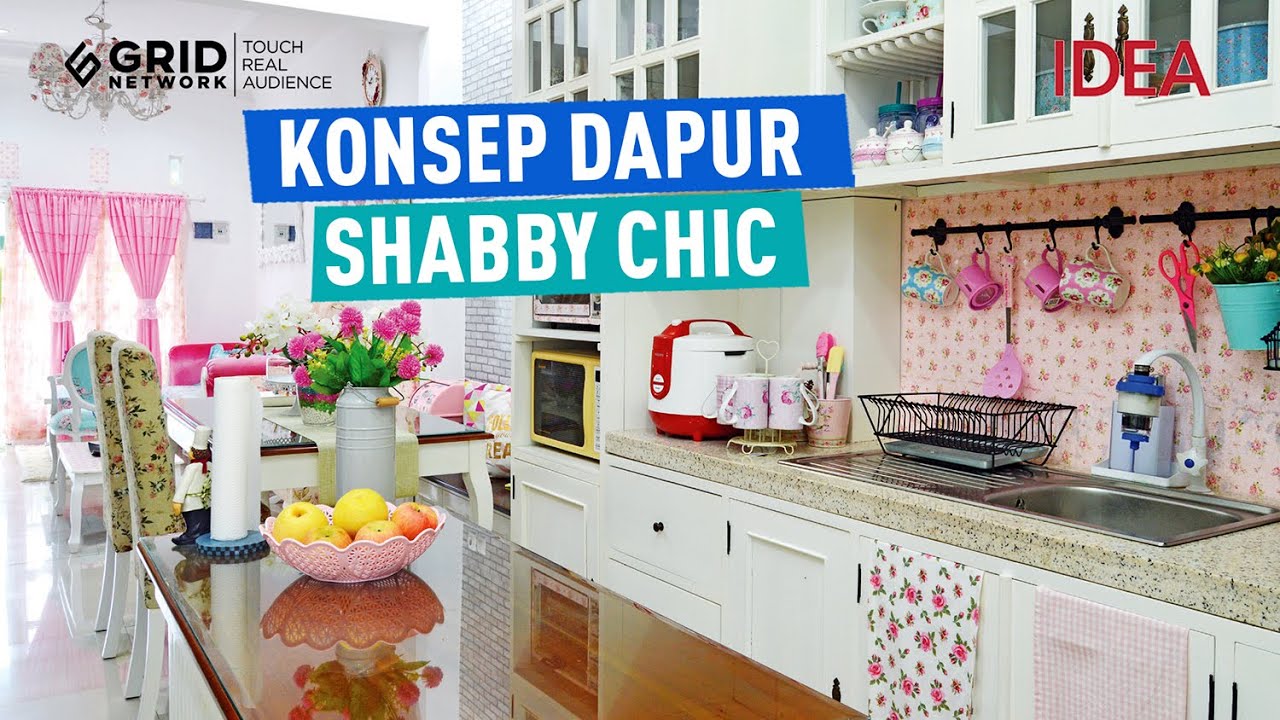 Wall Sticker Kuatkan Konsep Dapur Shabby Chic | IDEA RUMAH - YouTube