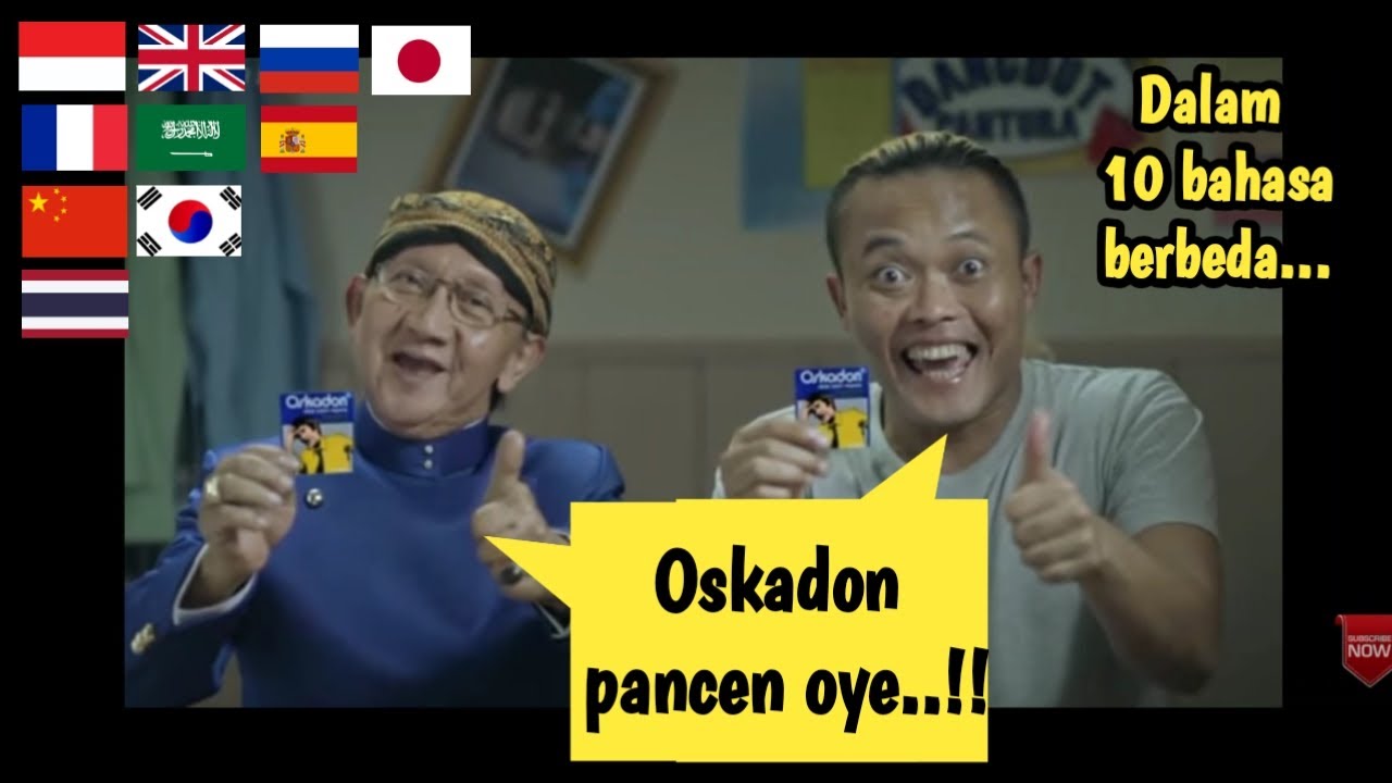 OSKADON PANCEN OYE... ( DALAM 10 BAHASA BERBEDA ) - YouTube