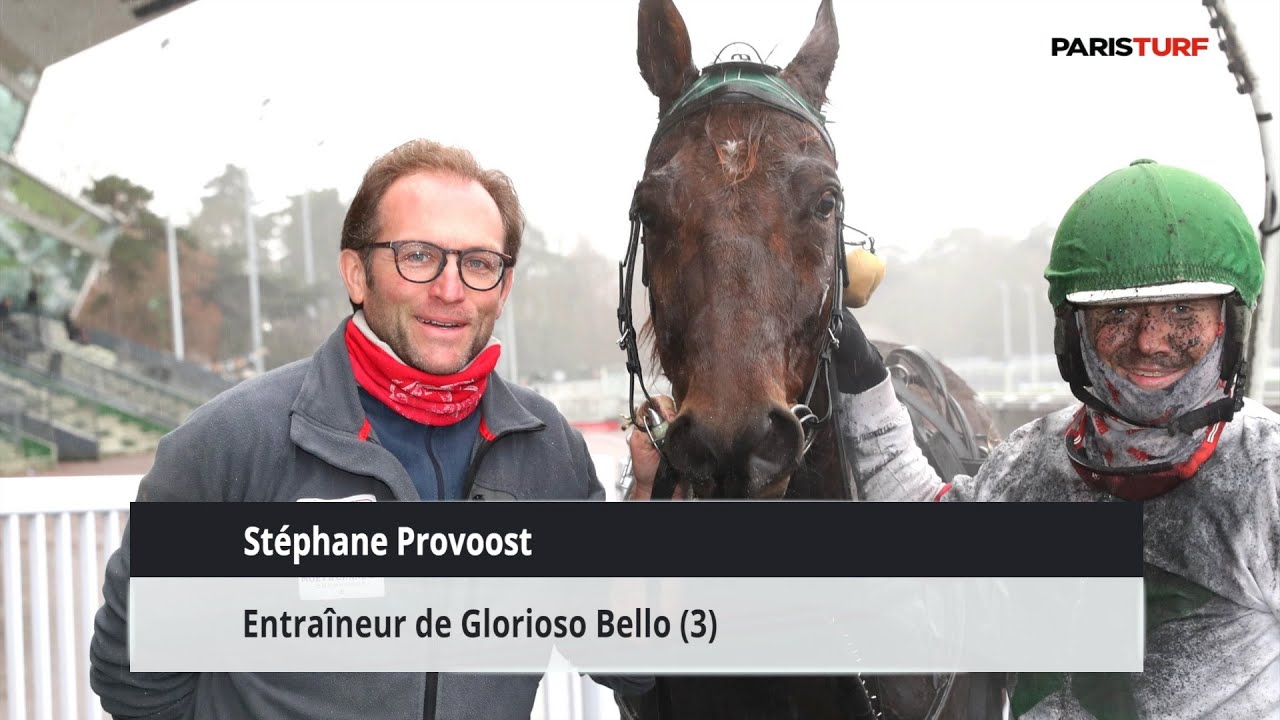 Stéphane Provoost, entraîneur de Glorioso Bello (06/03 à Caen) - YouTube