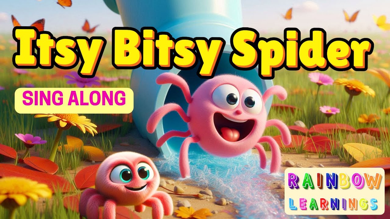 Itsy Bitsy Spider | Nursery Rhymes & Kids Songs | Sing Along - YouTube