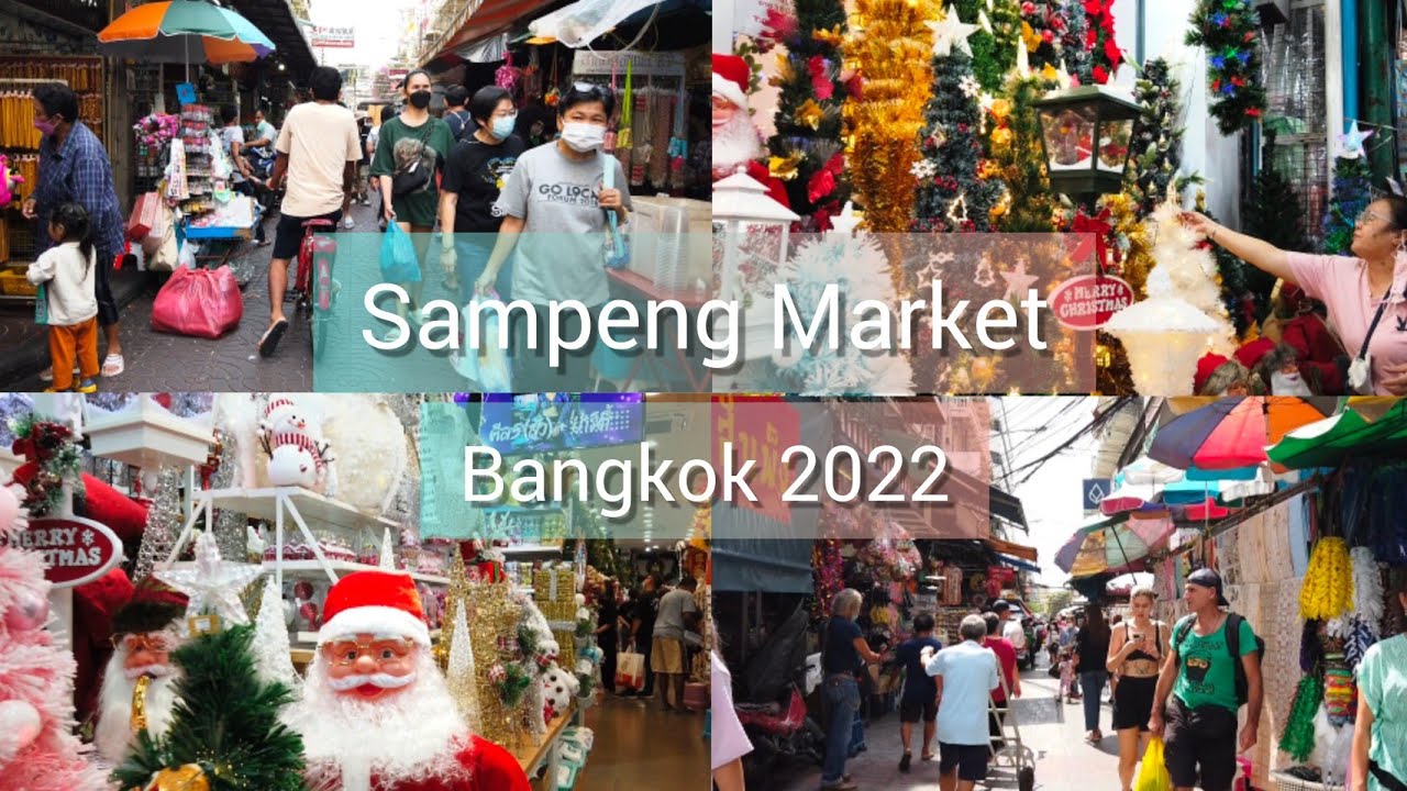 Walking at Sampeng Market, Best Cheapest Market Shopping in Bangkok ...
