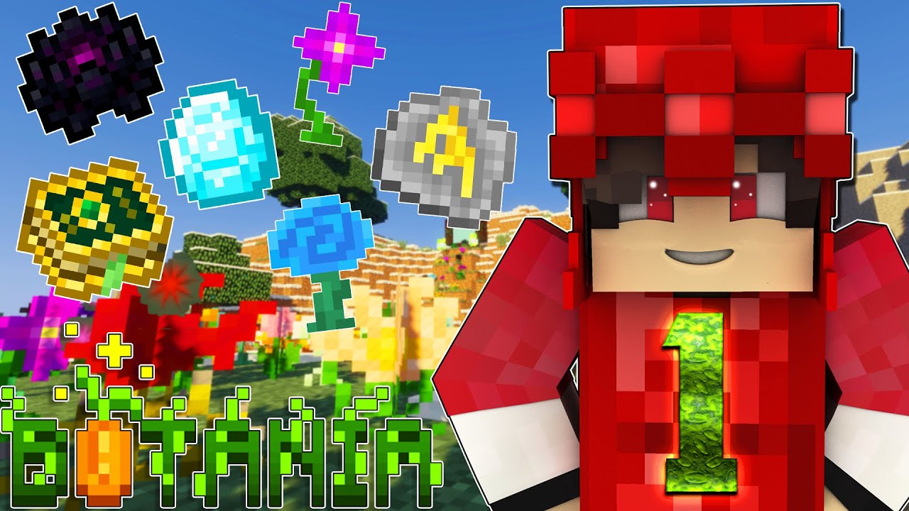 Обзор/Гайд по моду Botania 1.12.2 - Часть 1 (Основы и Базы) - YouTube