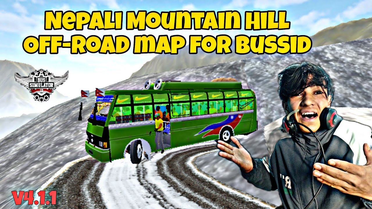 Nepali Hill Mountain Off-road map Mod For Bus Simulator Indonesia ...