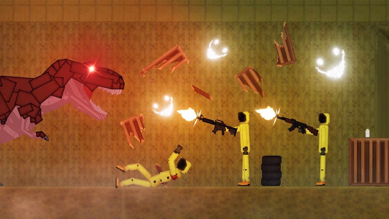 T REX in BACKROOMS!!! level 666 - YouTube