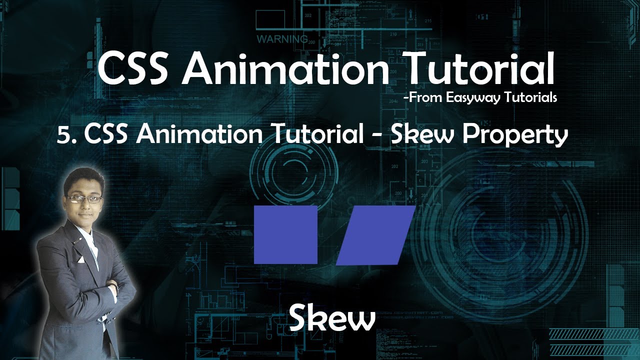 5. CSS Animation Tutorial - Skew - Hindi - YouTube