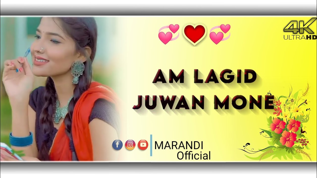 Am lagid mone # Santali status video # Love status # 4k WhatsApp status ...