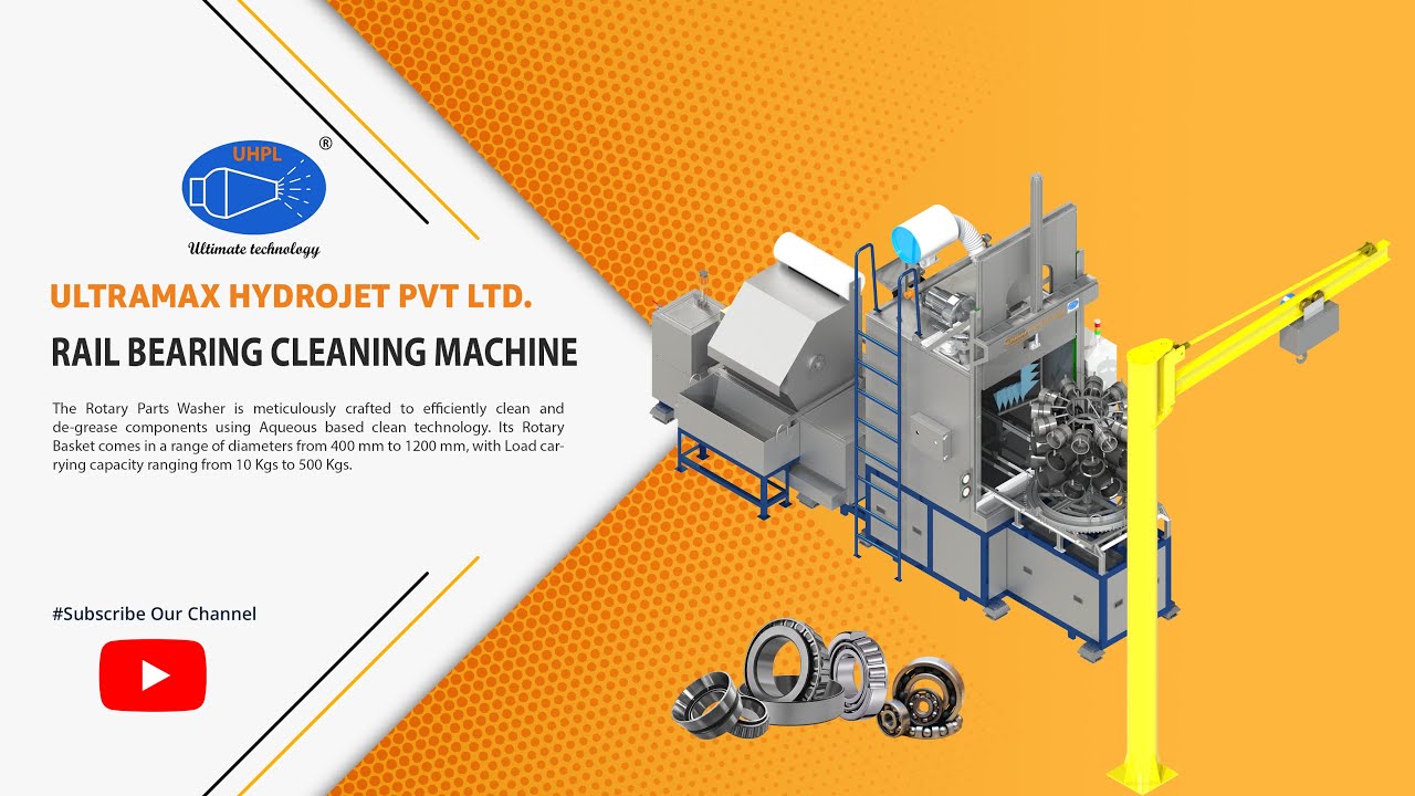 RAIL BEARING CLEANING PLANT - Contact - +91 9080531215 / 8903335096 ...