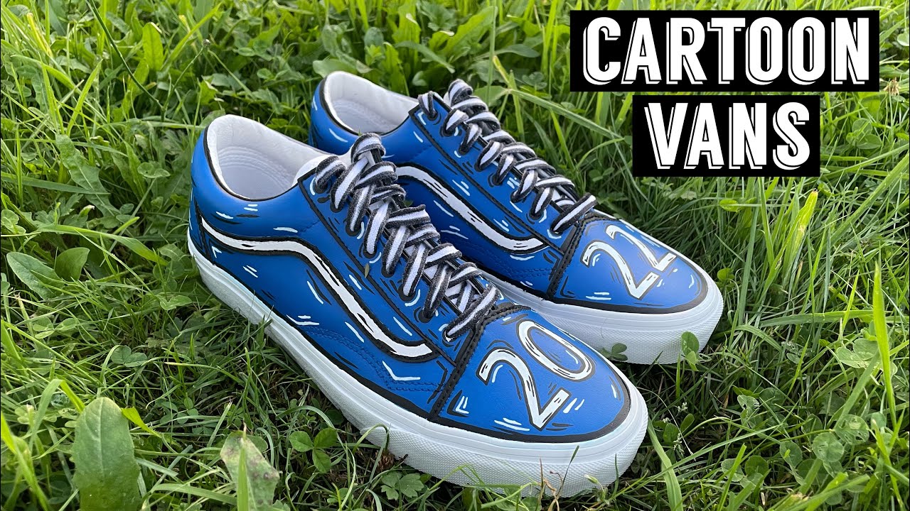 Cartoon Custom Graduation Vans!!! - YouTube