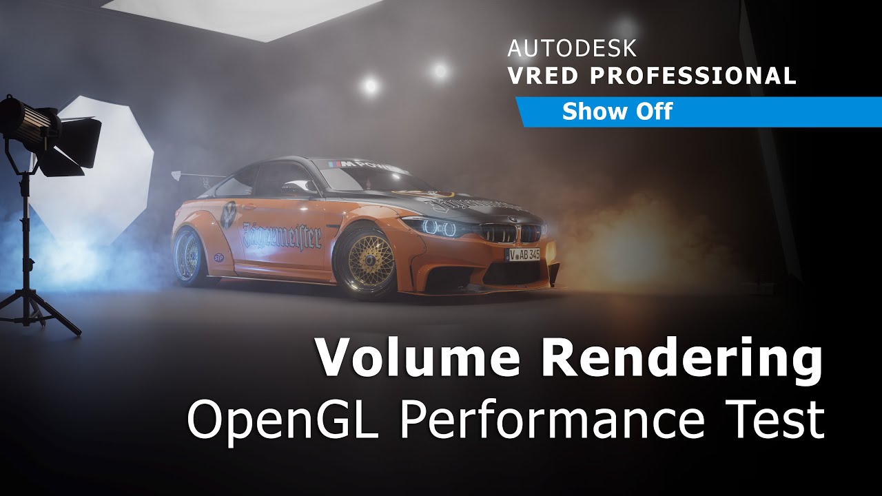 Autodesk Vred Volume Rendering Opengl Performance Test Youtube