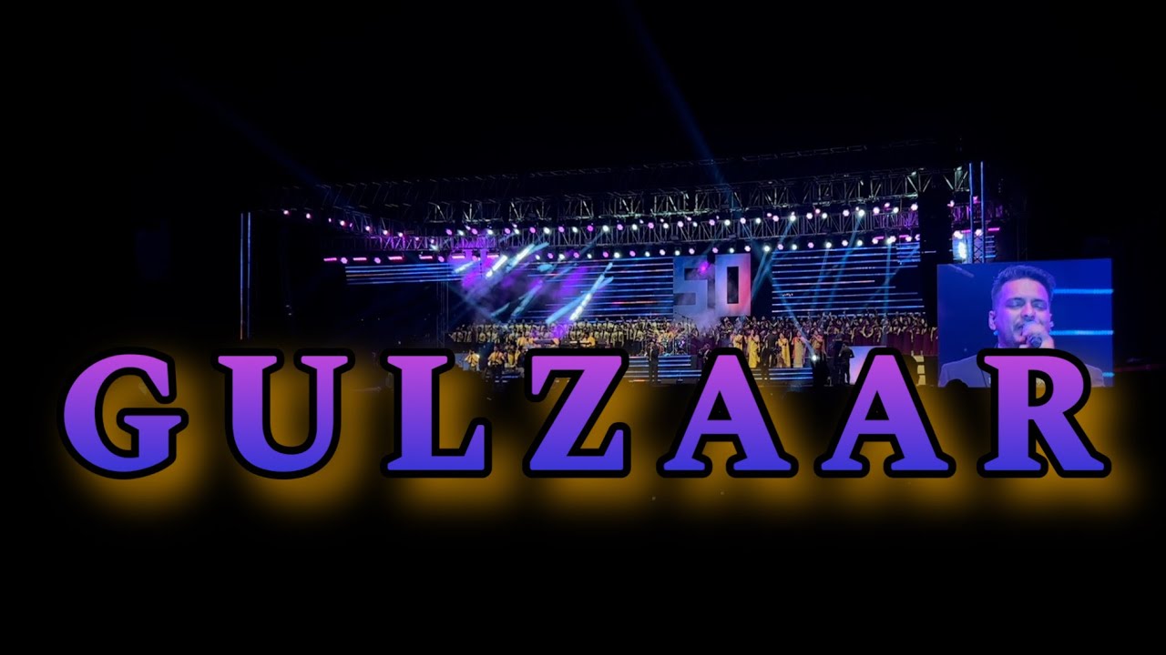 GULZAR | Golden Jubilee Concert - YouTube