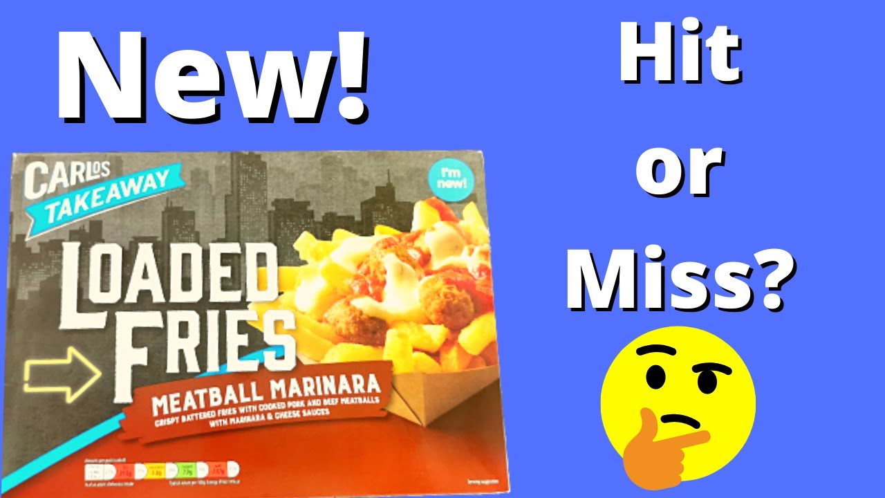 ALDI | LOADED FRIES | MEATBALL MARINARA | FOOD REVIEW - YouTube