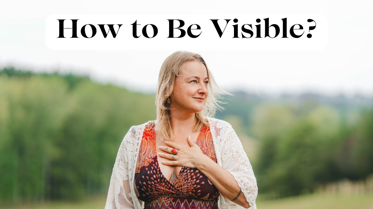 How to Be Visible? 1 simple tip. - YouTube
