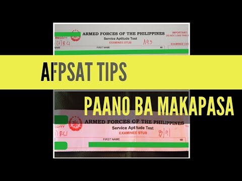 AFPSAT Tips and Tricks + Frequently Asked Questions + Sample Question ...