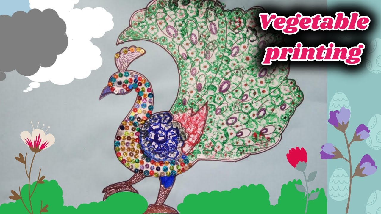 Vegetable Printing Lady Finger