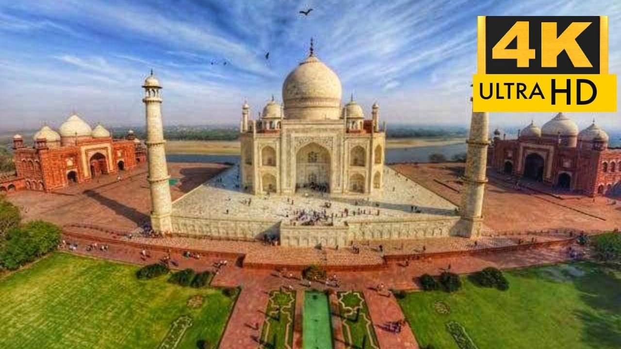 taj mahal agra | 4k | taj mahal under lockdown | agra ka taj mahal ...