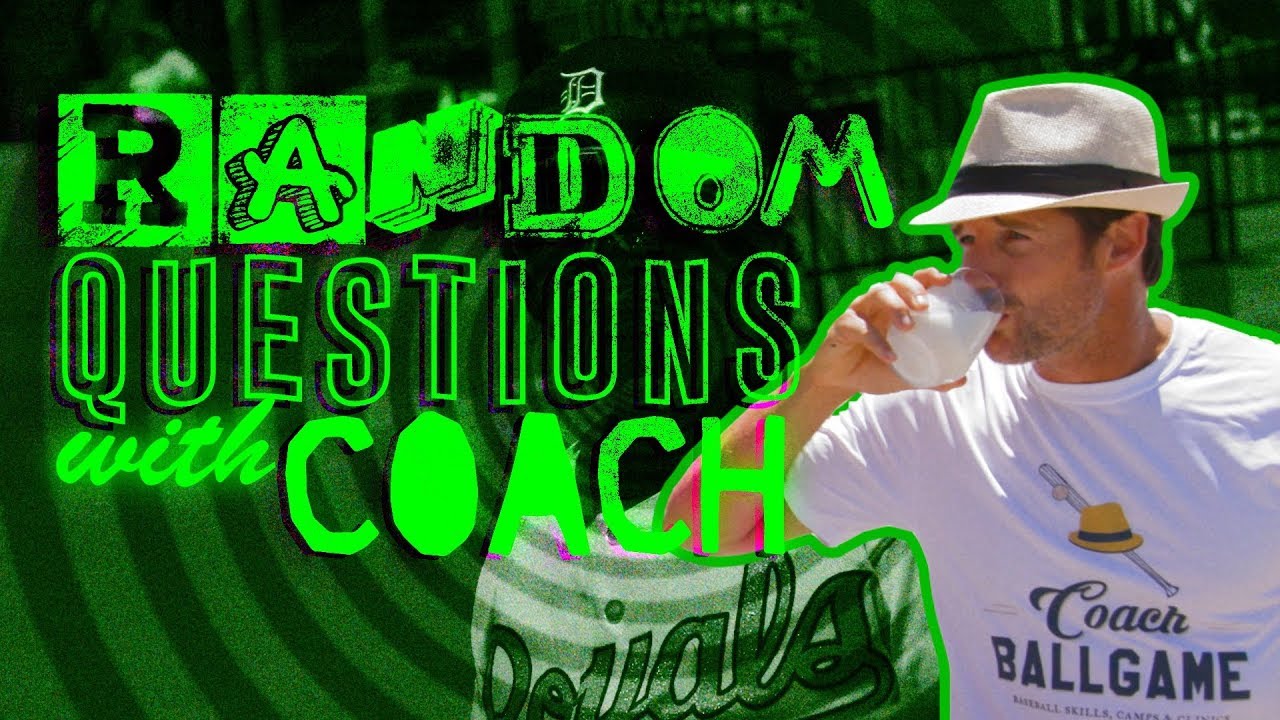 Random Questions + Milk Chugging Challenge with Coach Ballgame! - YouTube