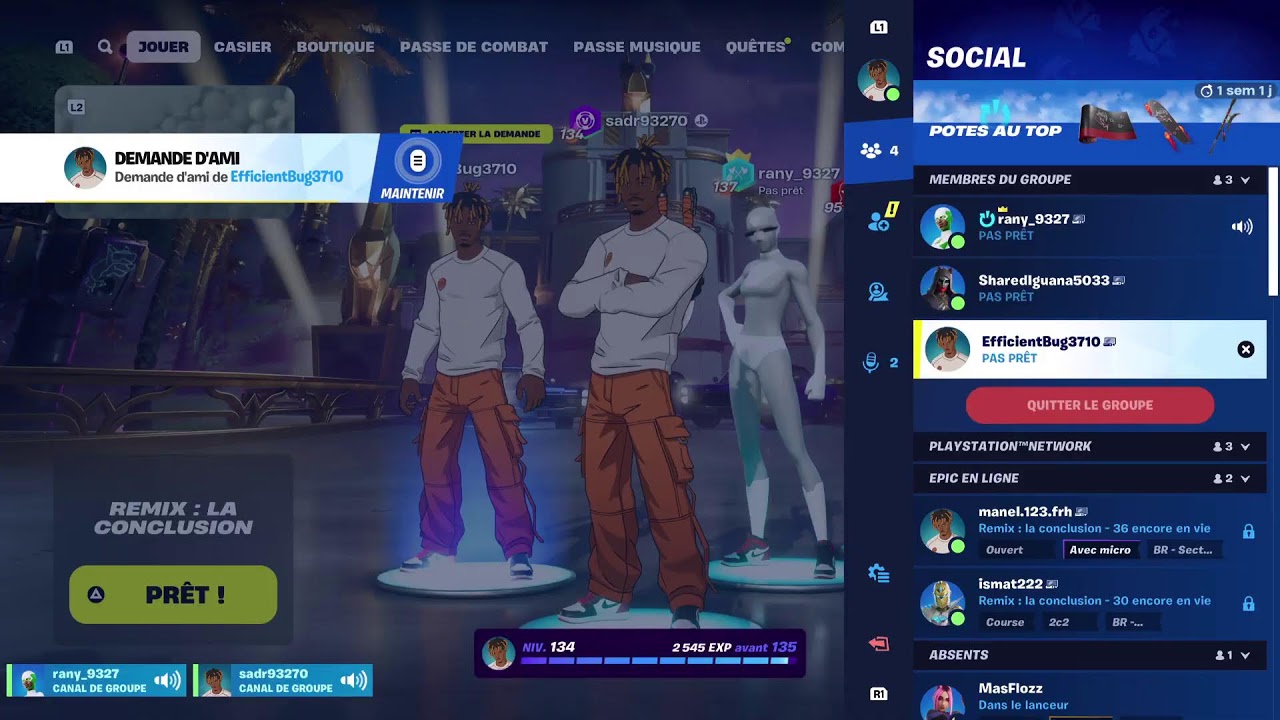 LIVE FORTNITE EVENT CONCERT JUICE WRLD ! - YouTube