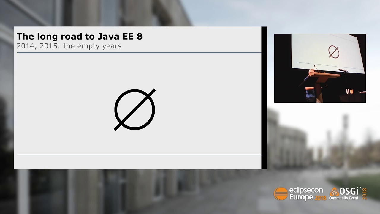From Java EE to Jakarta EE: a user perspective | EclipseCon Europe 2018 ...