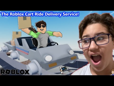 I became a Roblox DELIVERY DRIVER!!! (Roblox Cart Ride Delivery Service ...