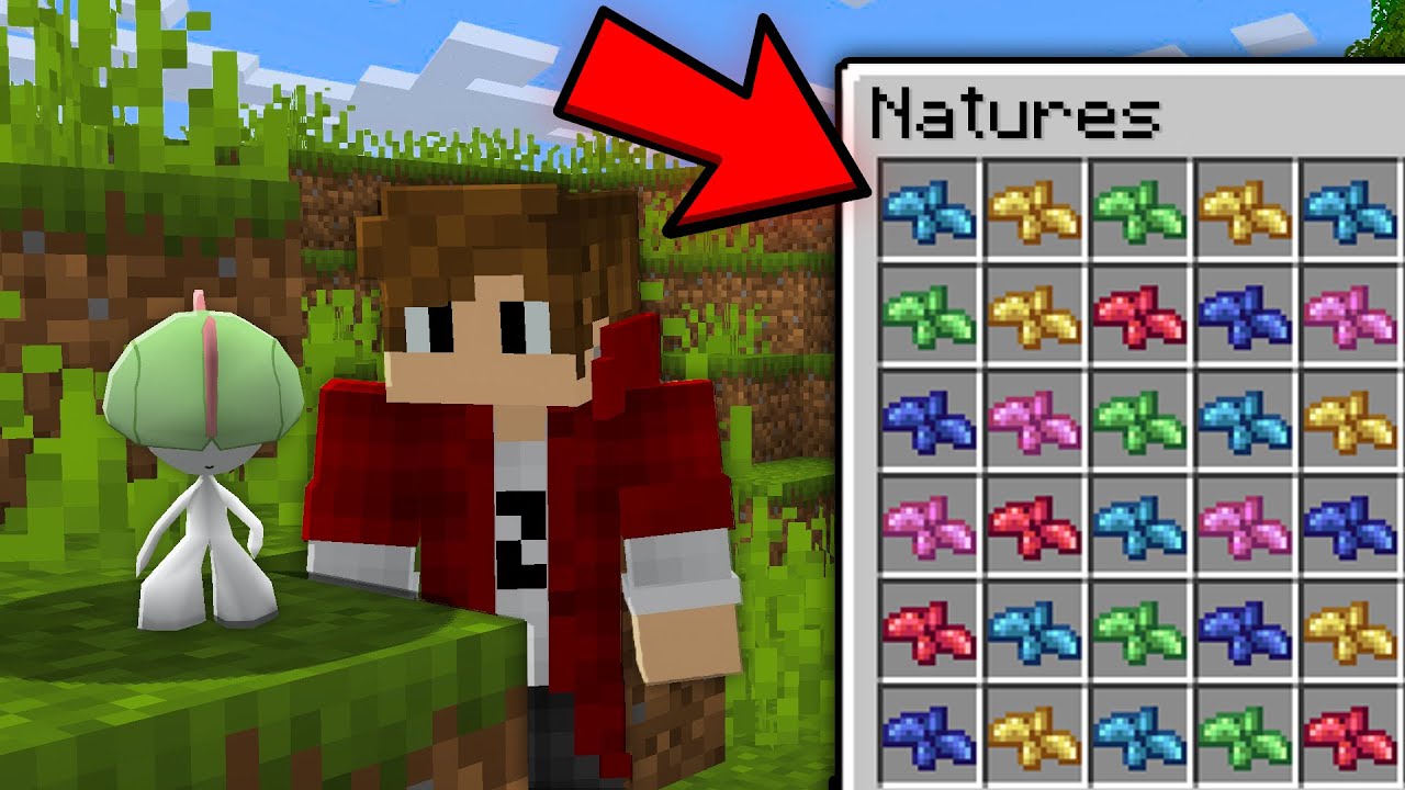 PEGUEI TODAS AS NATURES EM 24 HORAS no Minecraft Pixelmon - YouTube