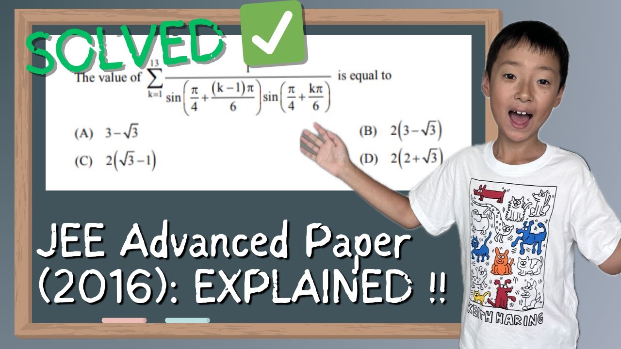 Solving a SUMMATION Question from JEE Advanced Math !! - YouTube