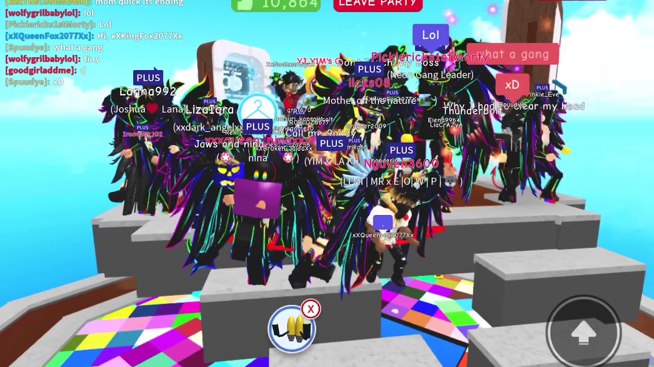 Neon gang at spuudye party 🎉🎉 - YouTube