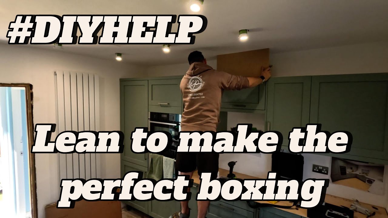Boxing In above the kitchen units (Part 38) #carpentrylife #diytips ...