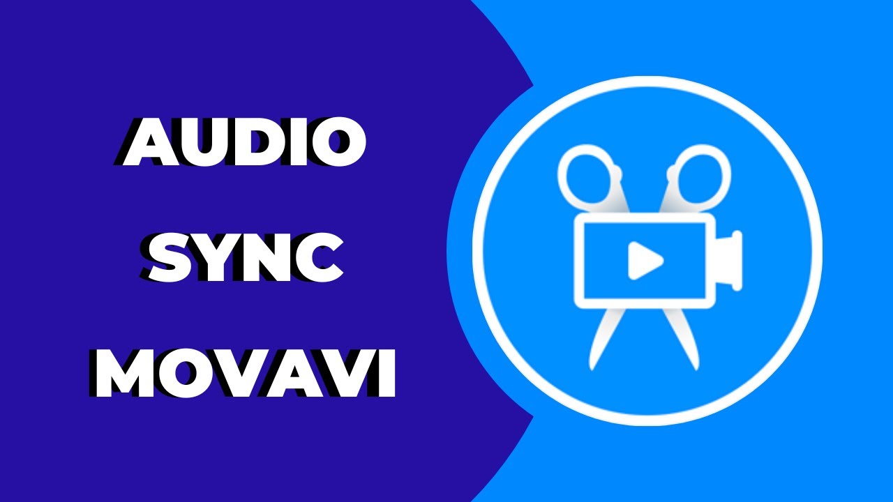 How to use audio synchronisation in movavi video editor? - YouTube