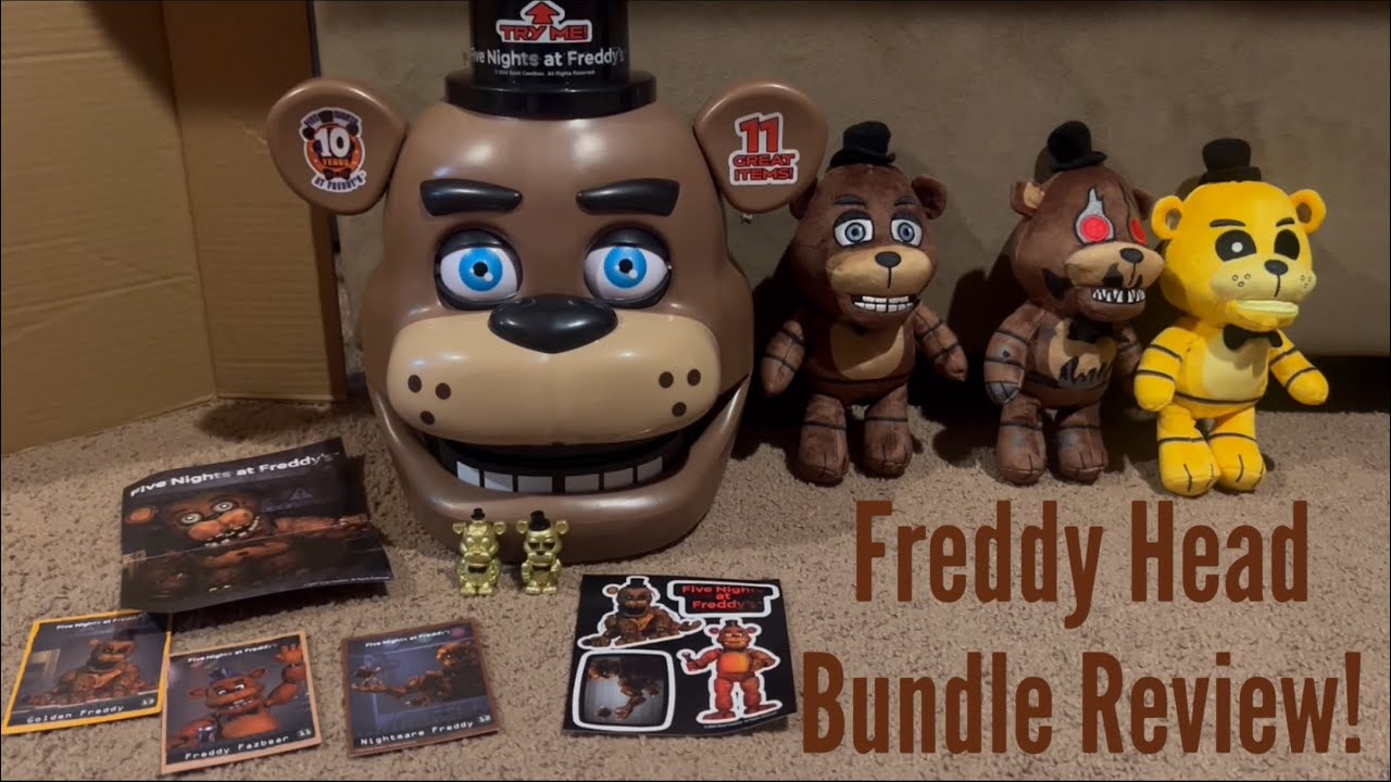 FNaF Freddy Head Bundle Review! - YouTube