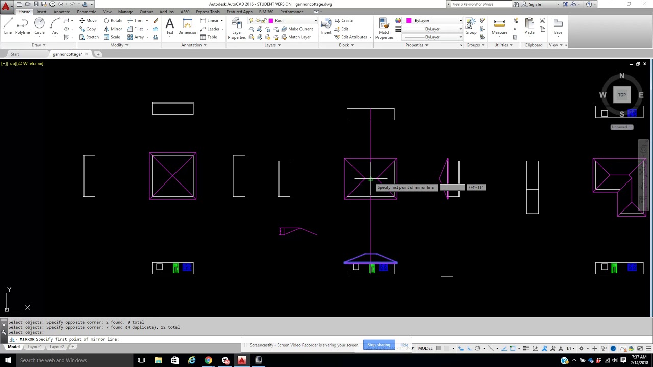 Roof hip elevations - YouTube