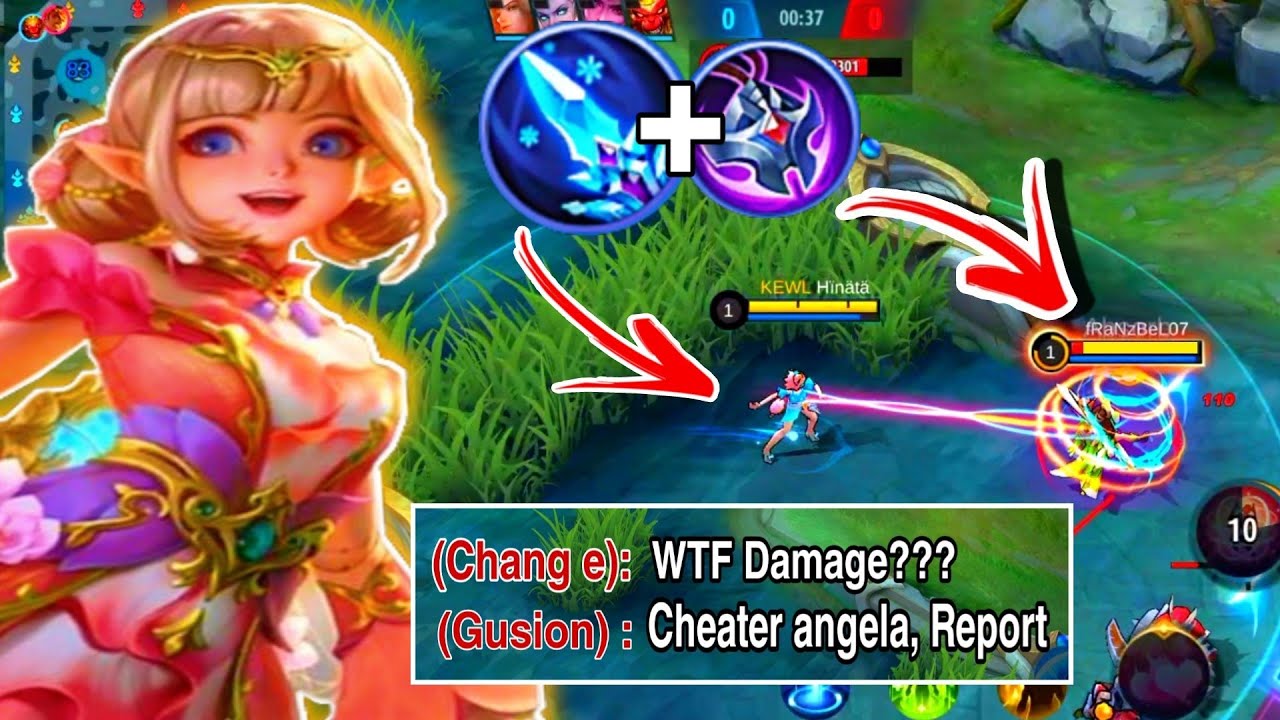 HINATA/ANGELA BEST BUILD FOR HIGH DAMAGE AND SUSTAIN | mlbb - YouTube