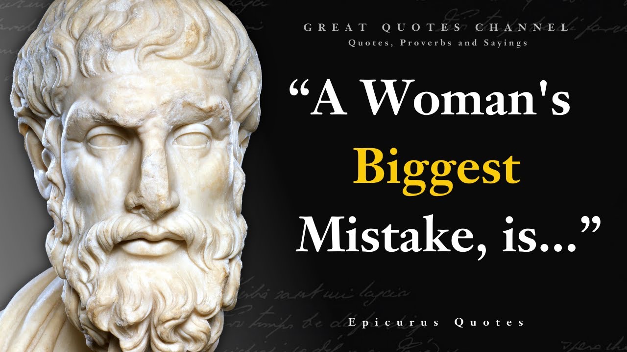 Epicurus Quotes From The Ancient Greek Philosopher And Sage l Epicurus ...