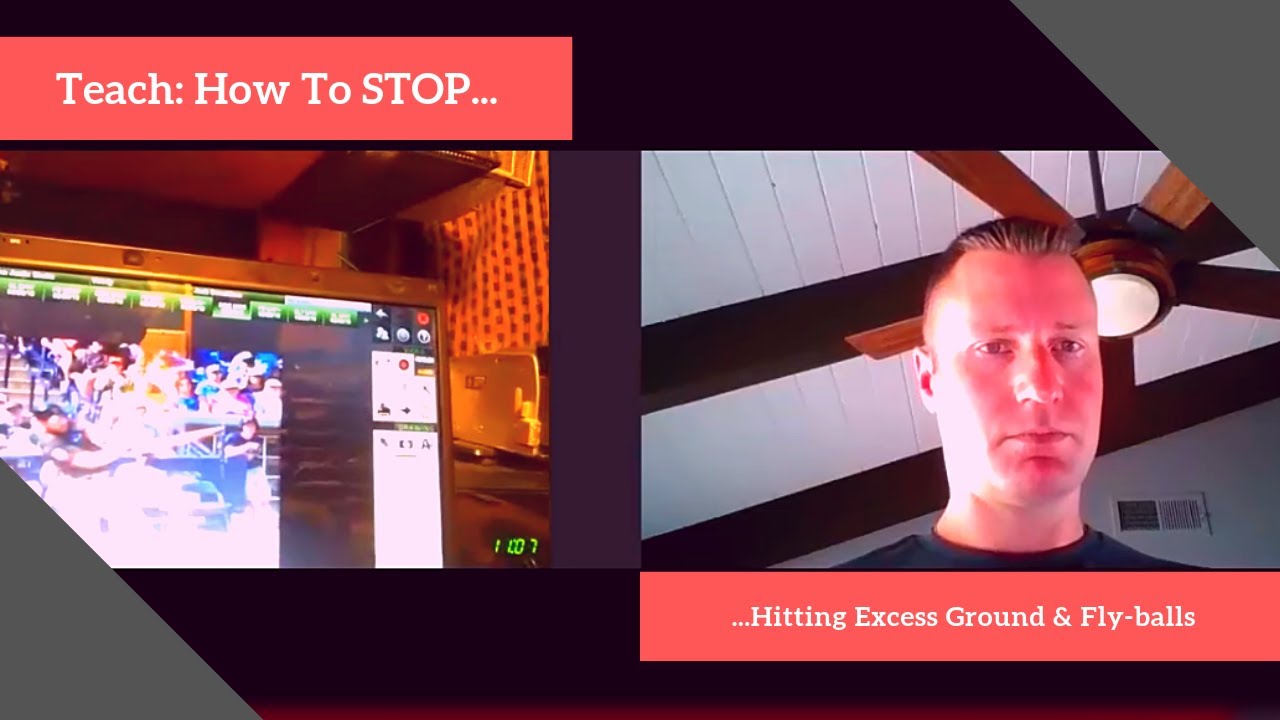 Teach: How To STOP Hitting Excess Of Ground-balls & Fly-balls - YouTube