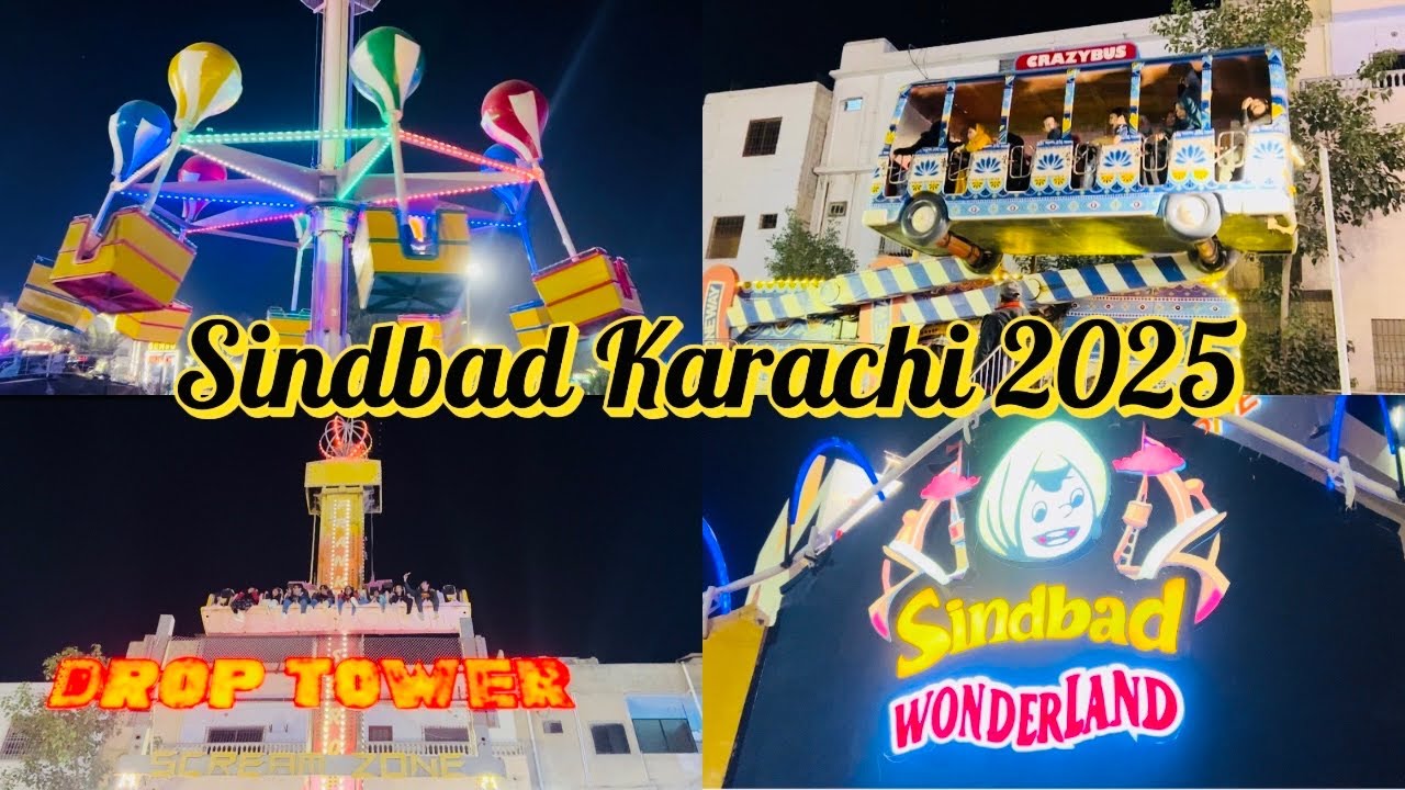 Sindbad’s Wonderland Karachi 2025| Sindabad Amusement Park 2025| Rides ...
