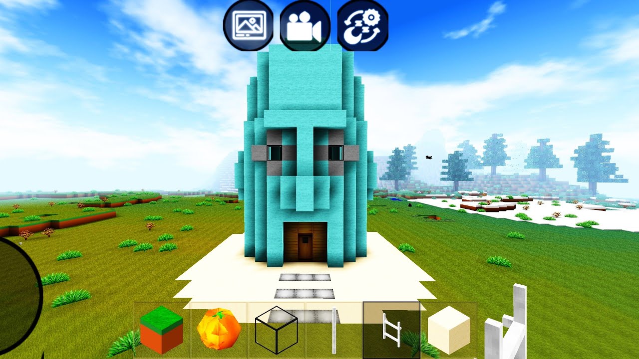 Mini Block Craft 3D Gameplay #12 (iOS & Android) | Squidward's House ...