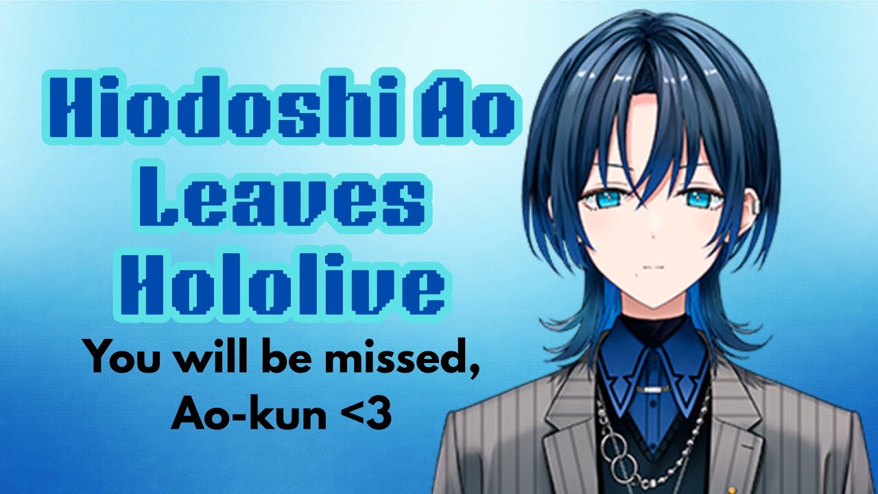Hiodoshi Ao is Graduating from Hololive - YouTube