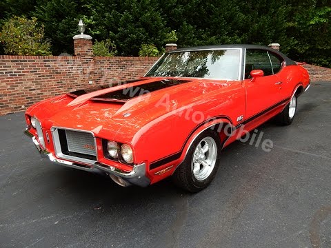 1972 Oldsmobile 442 Red for sale Old Town Automobile in Maryland - YouTube