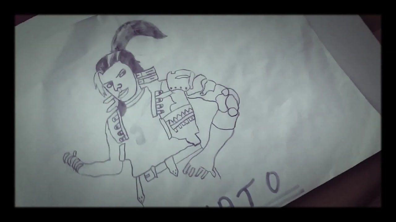 GARENA FREE FIRE'S ELITE HAYATO'S DRAWING - YouTube