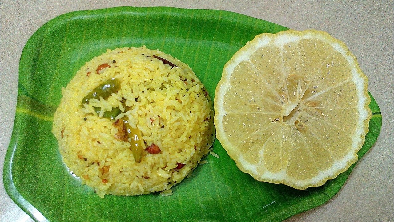 Dabbakaya Pulihora | Citron Rice - YouTube