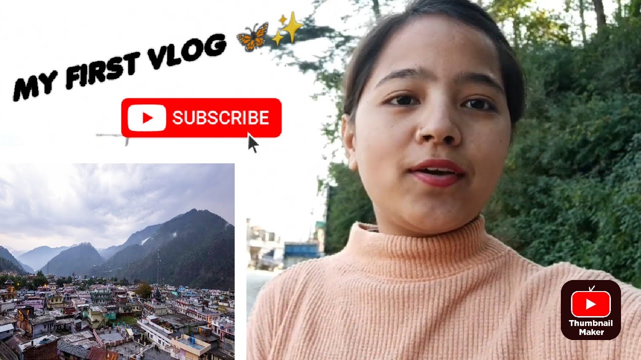 My First Vlog || My First Vlog 2022 || My First Video On YouTube ...