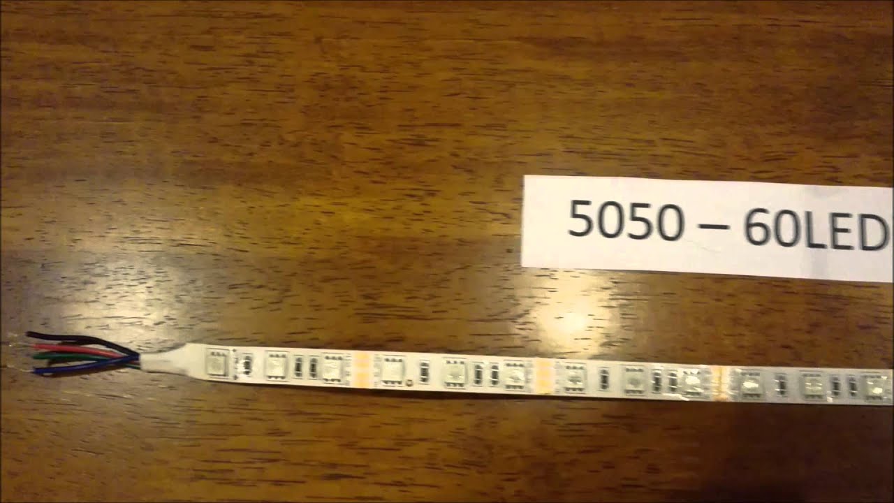 RGB 5050 LED riba tutvustus ja ühendamine - YouTube