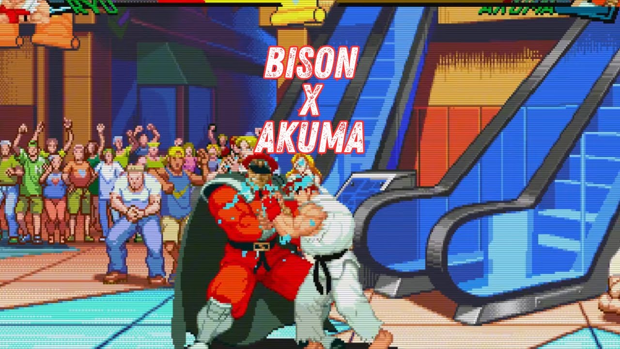 Bison x Akuma | Marvel Super Heroes vs. Street Fighter (1997) - YouTube