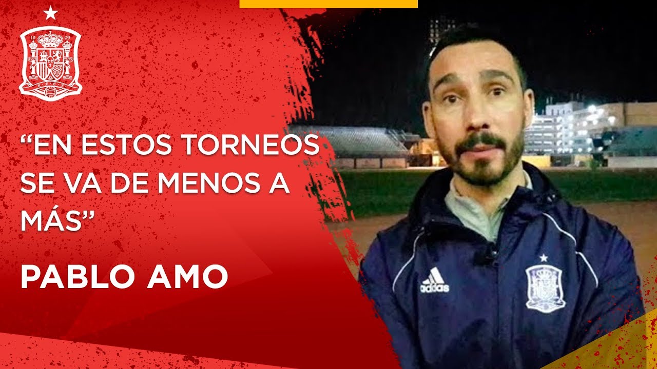 Pablo Amo: "En estos torneos se va de menos a más" - YouTube